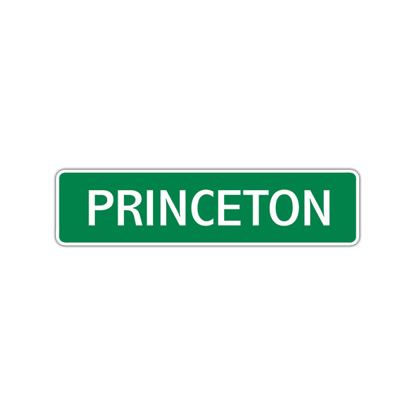 Princeton Street Sign Children Name Room Plate - Sign Fever