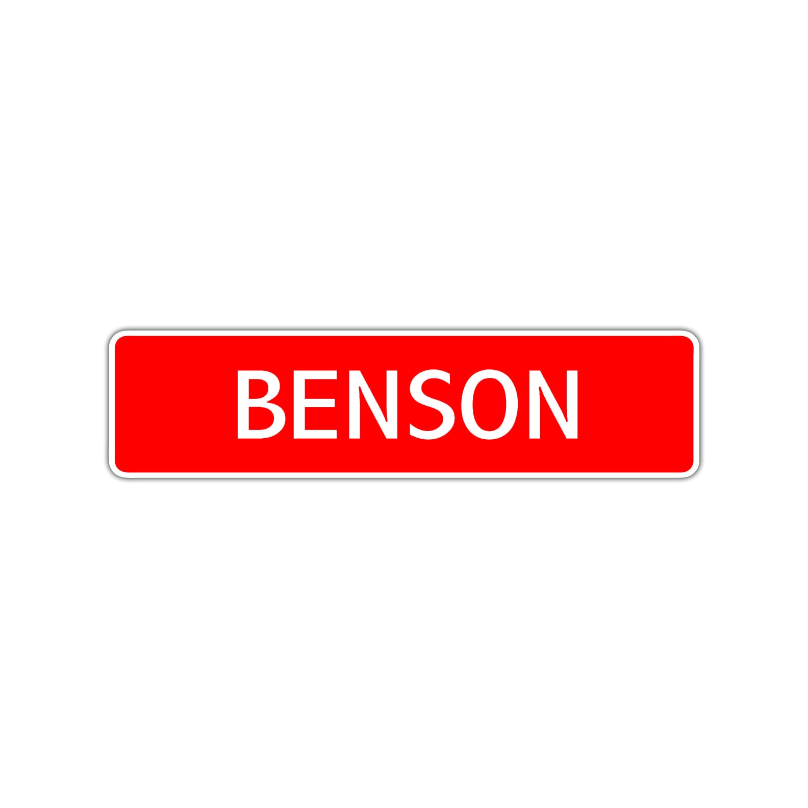 Benson Street Sign Children Name Room Plate - Sign Fever