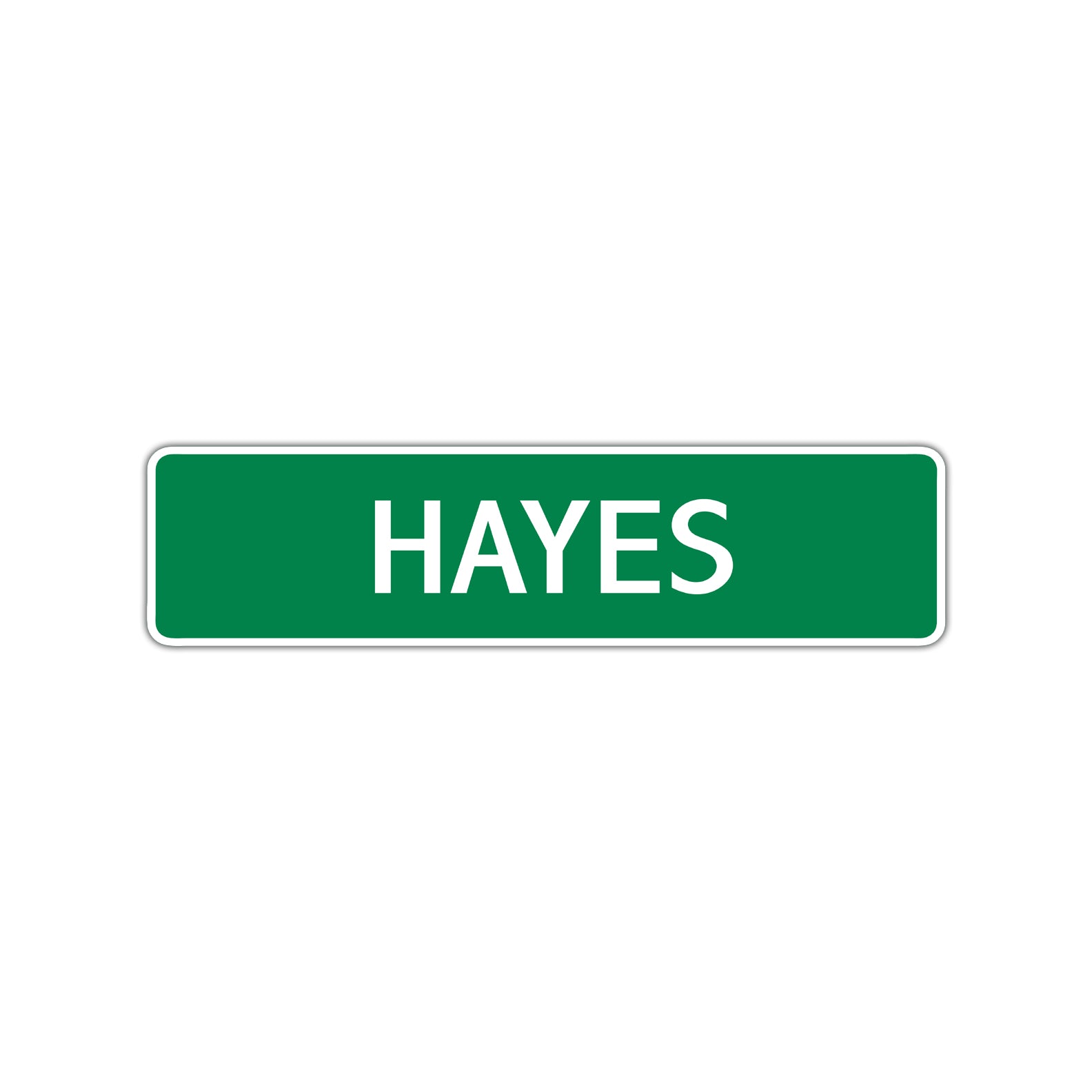 Hayes Street Sign Children Name Room Plate - Sign Fever