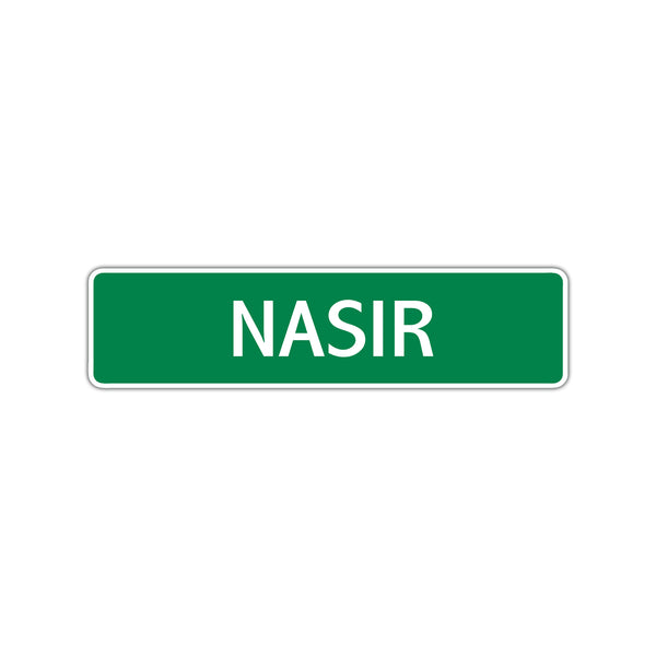Nasir Street Sign Children Name Room Plate - Sign Fever
