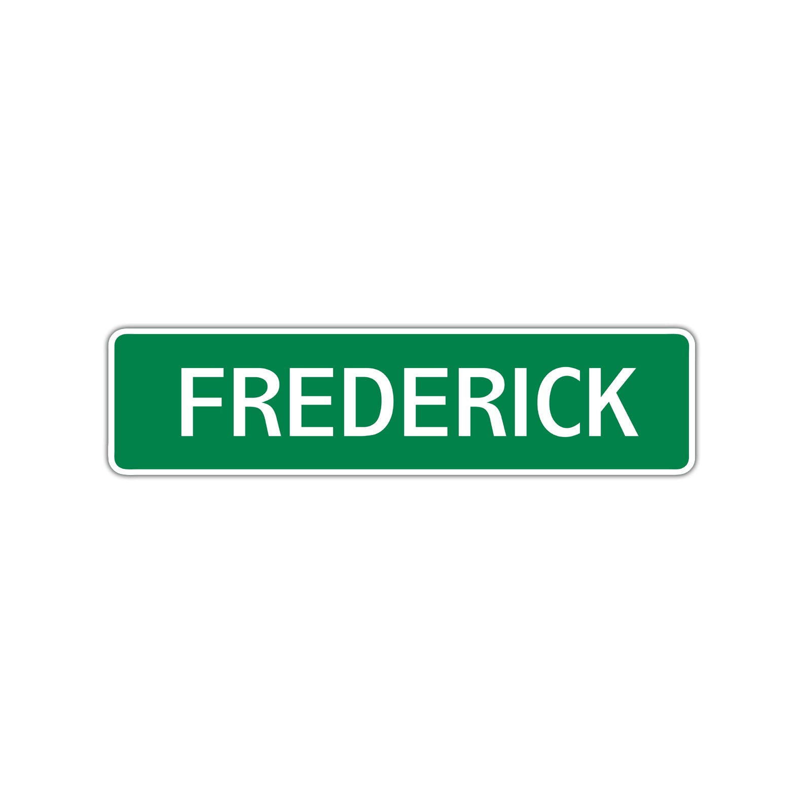Frederick Street Sign Children Name Room Plate - Sign Fever
