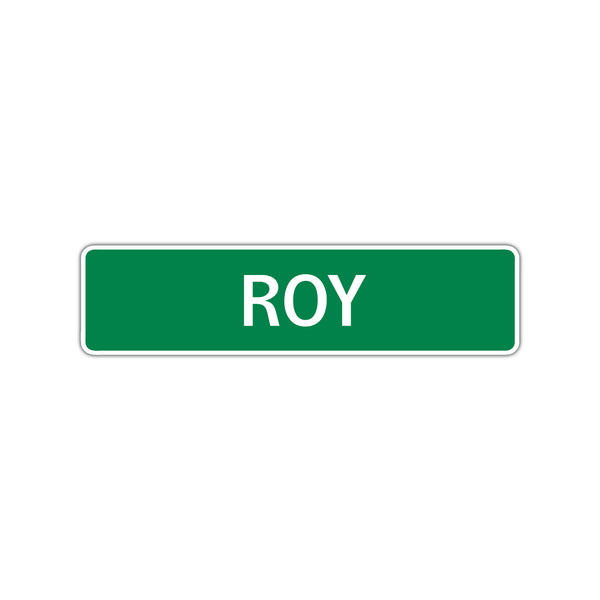 Roy Street Sign Children Name Room Plate - Sign Fever