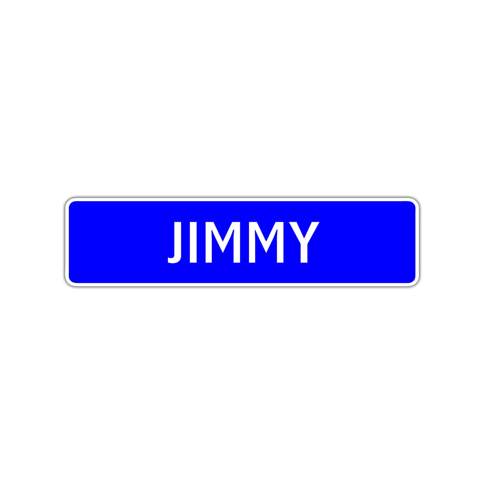 Jimmy Street Sign Children Name Room Plate - Sign Fever