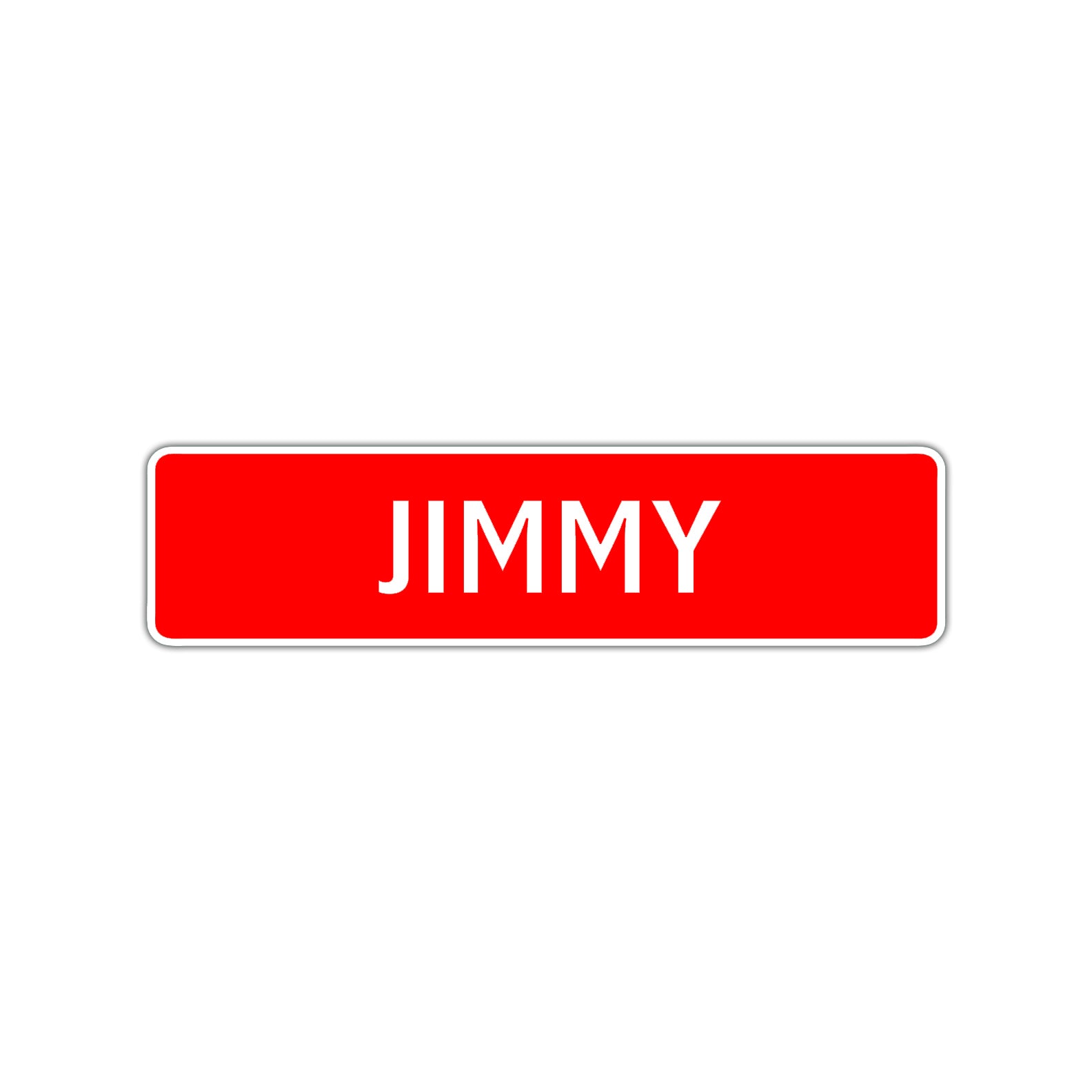 Jimmy Street Sign Children Name Room Plate - Sign Fever