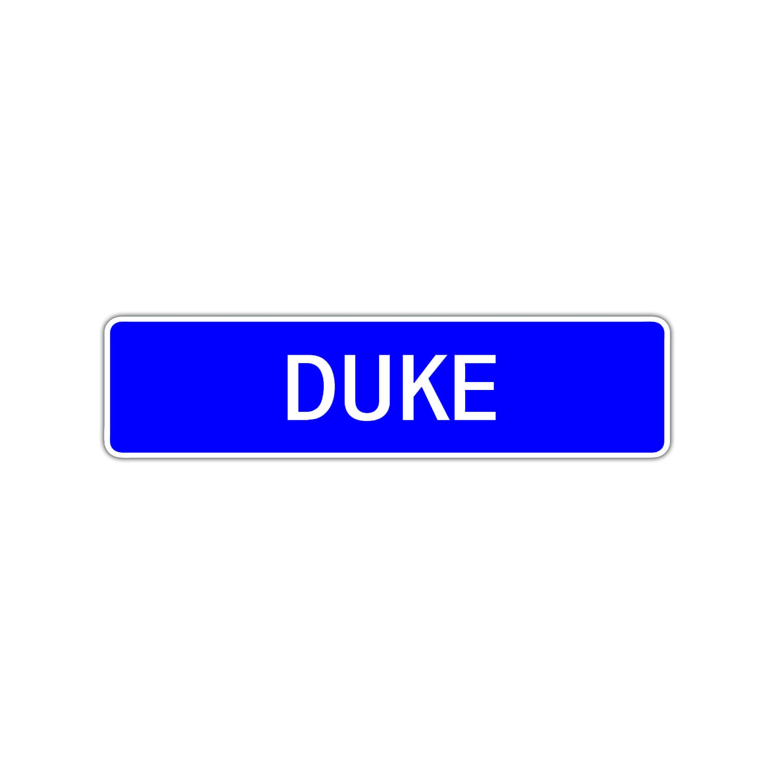 Duke Street Sign Children Name Room Plate - Sign Fever