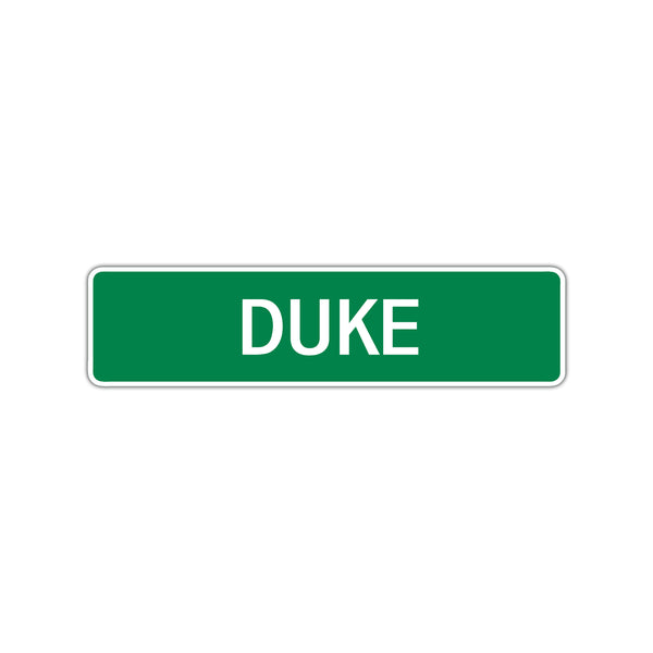 Duke Street Sign Children Name Room Plate - Sign Fever