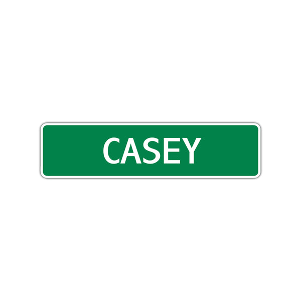 Casey Street Sign Children Name Room Plate - Sign Fever