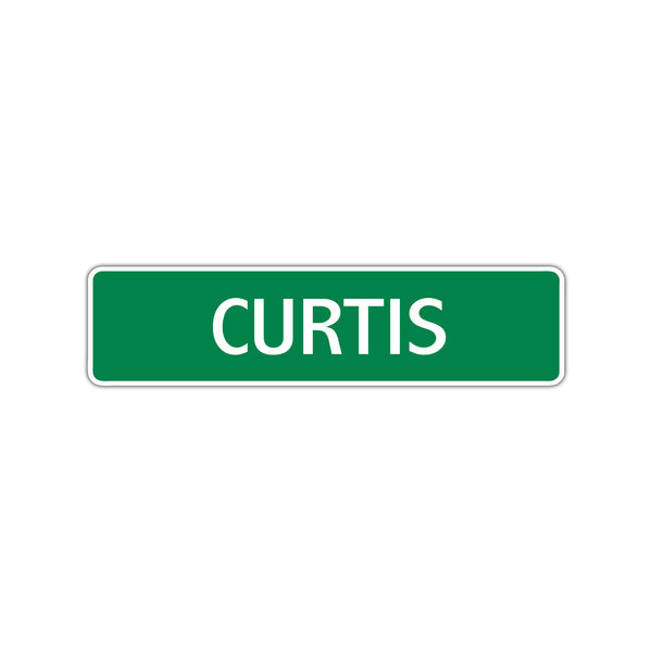 Curtis Street Sign Children Name Room Plate - Sign Fever