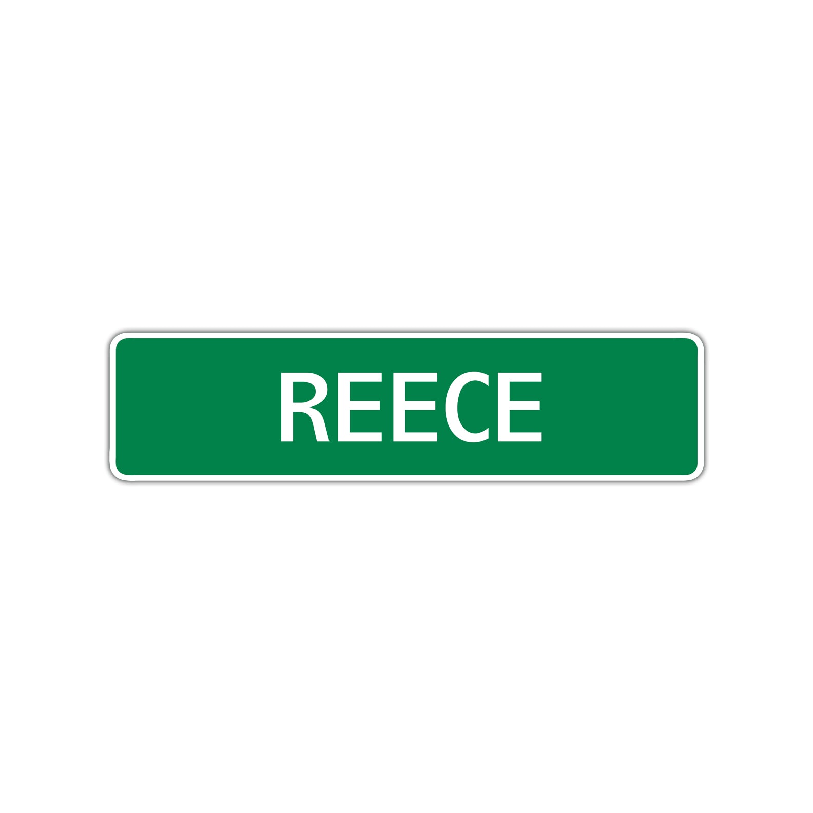 Reece Street Sign Children Name Room Plate - Sign Fever