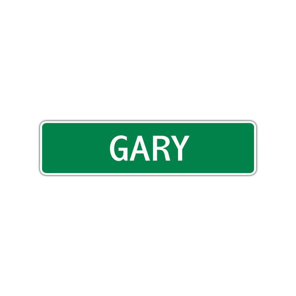 Gary Street Sign Children Name Room Plate - Sign Fever