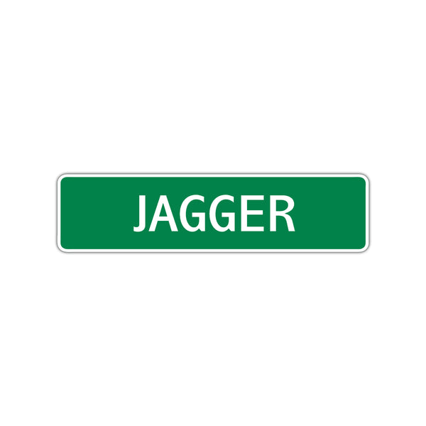 Jagger Street Sign Children Name Room Plate - Sign Fever