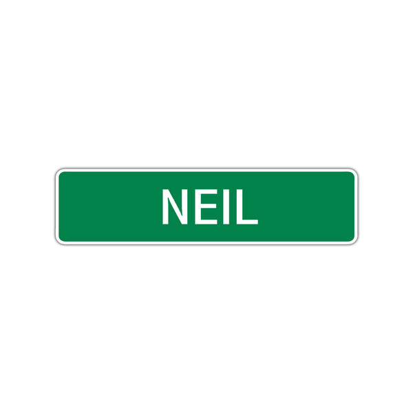 Neil Street Sign Children Name Room Plate - Sign Fever
