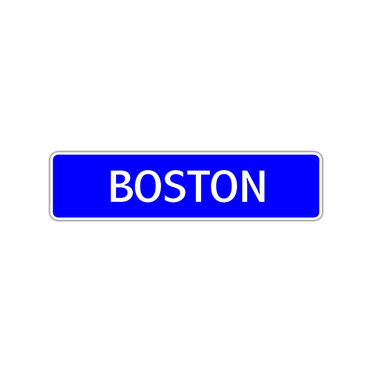 Boston Street Sign Children Name Room Plate - Sign Fever