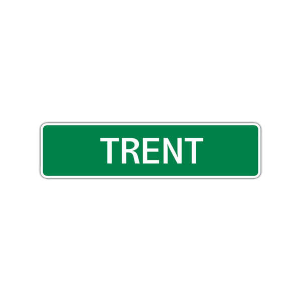 Trent Street Sign Children Name Room Plate - Sign Fever