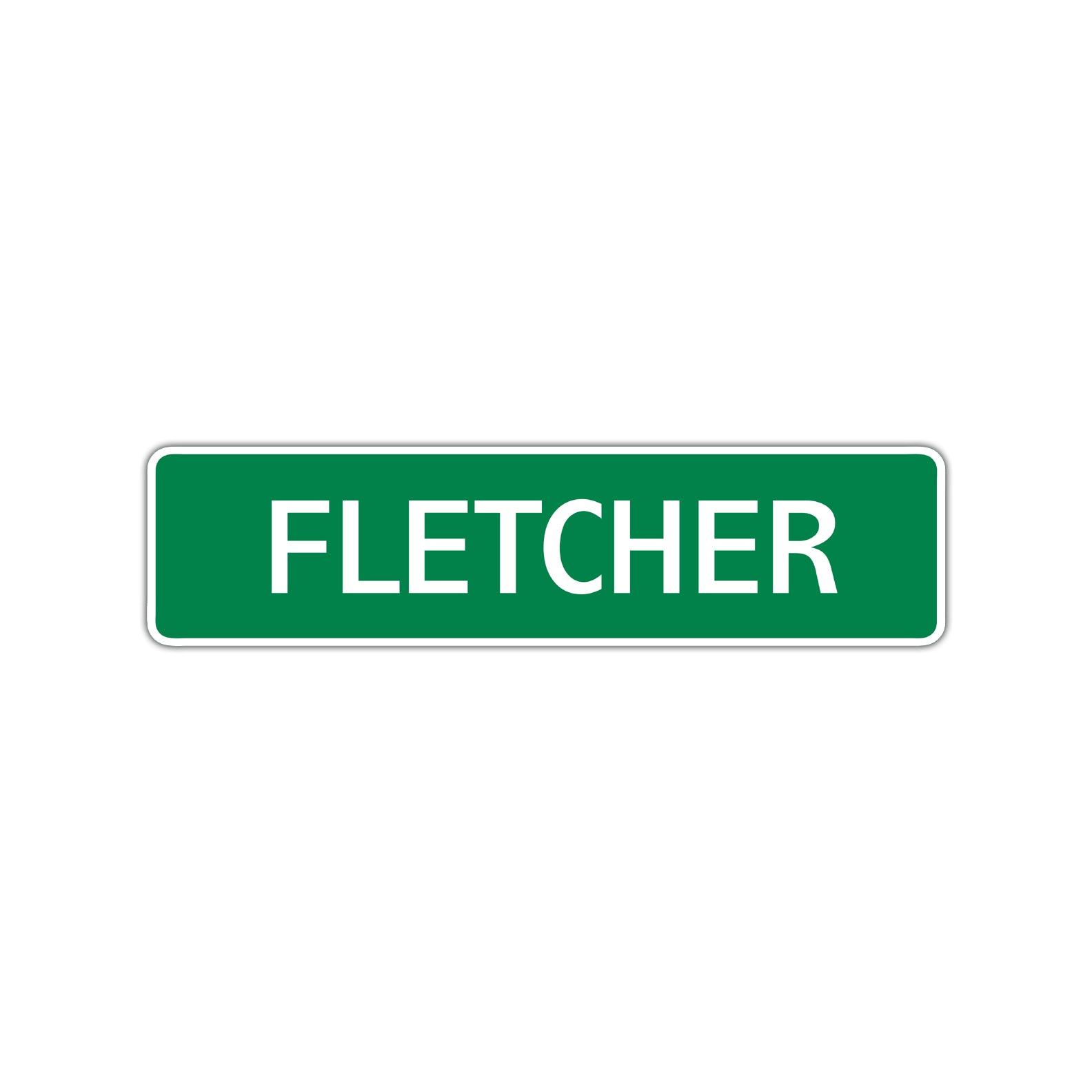 Fletcher Street Sign Children Name Room Plate - Sign Fever