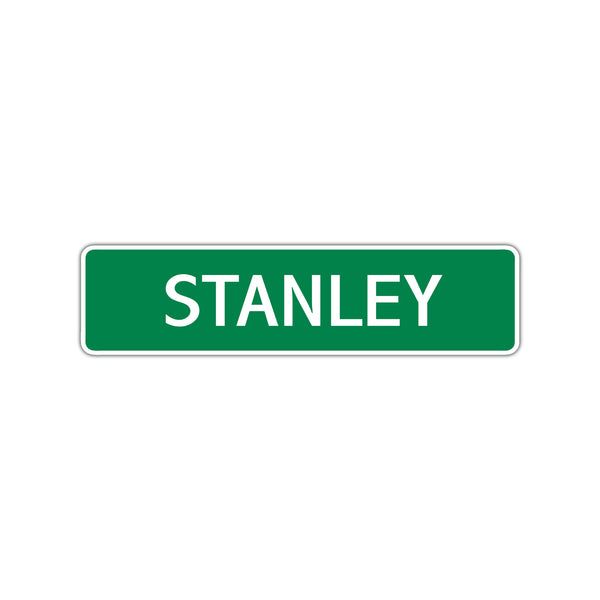 Stanley Street Sign Children Name Room Plate - Sign Fever