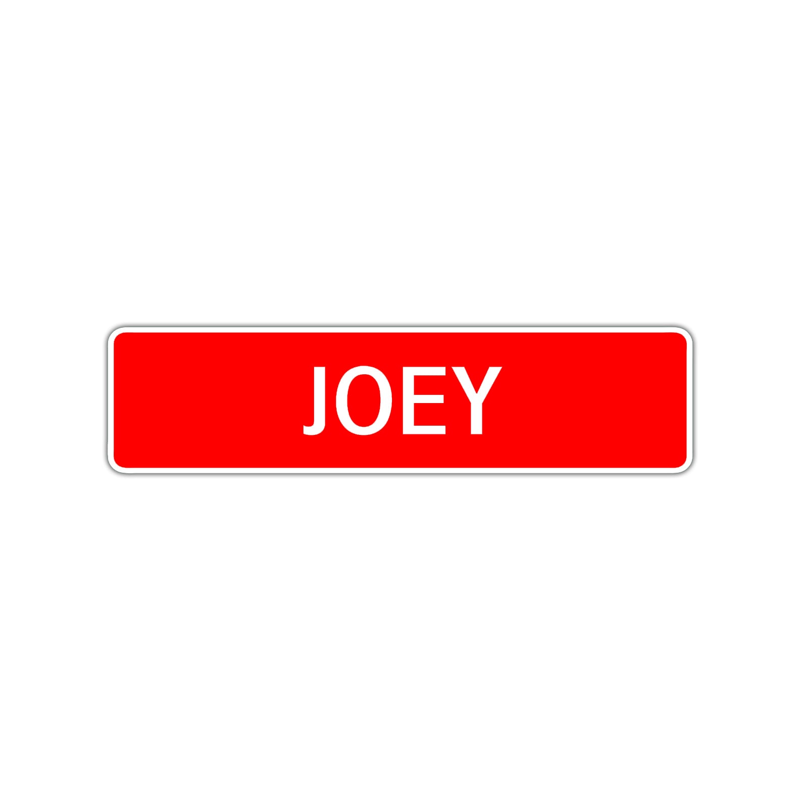 Joey Street Sign Children Name Room Plate - Sign Fever