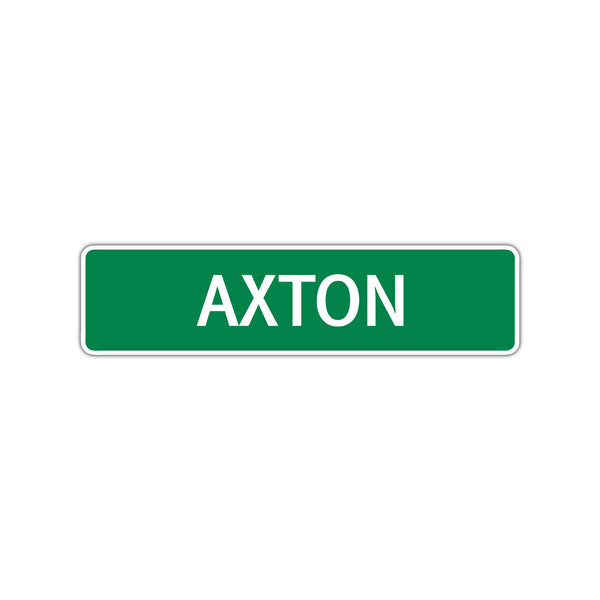 Axton Street Sign Children Name Room Plate - Sign Fever