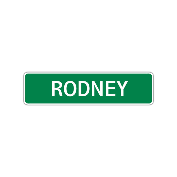 Rodney Street Sign Children Name Room Plate - Sign Fever