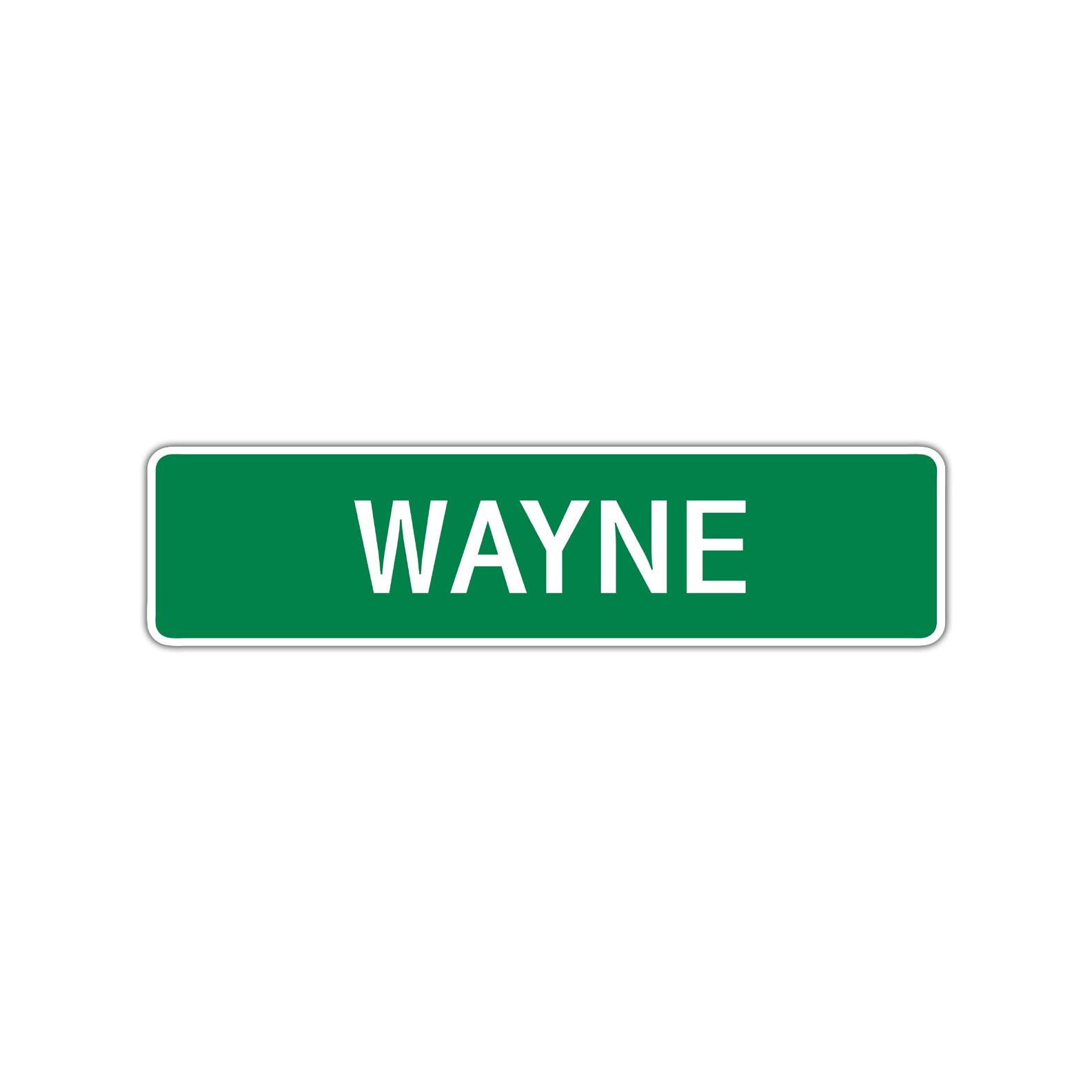 Wayne Street Sign Children Name Room Plate - Sign Fever
