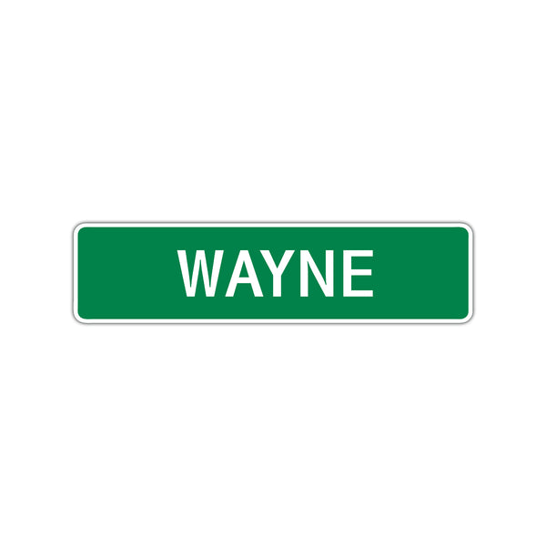Wayne Street Sign Children Name Room Plate - Sign Fever