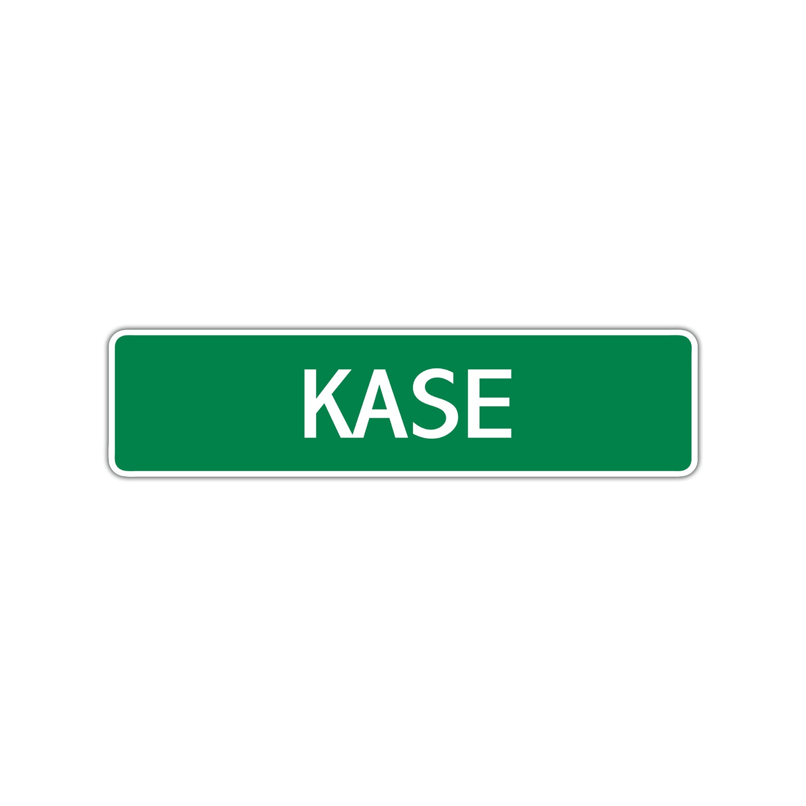 Kase Street Sign Children Name Room Plate - Sign Fever
