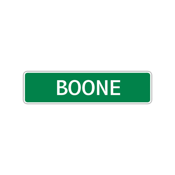 Boone Street Sign Children Name Room Plate - Sign Fever