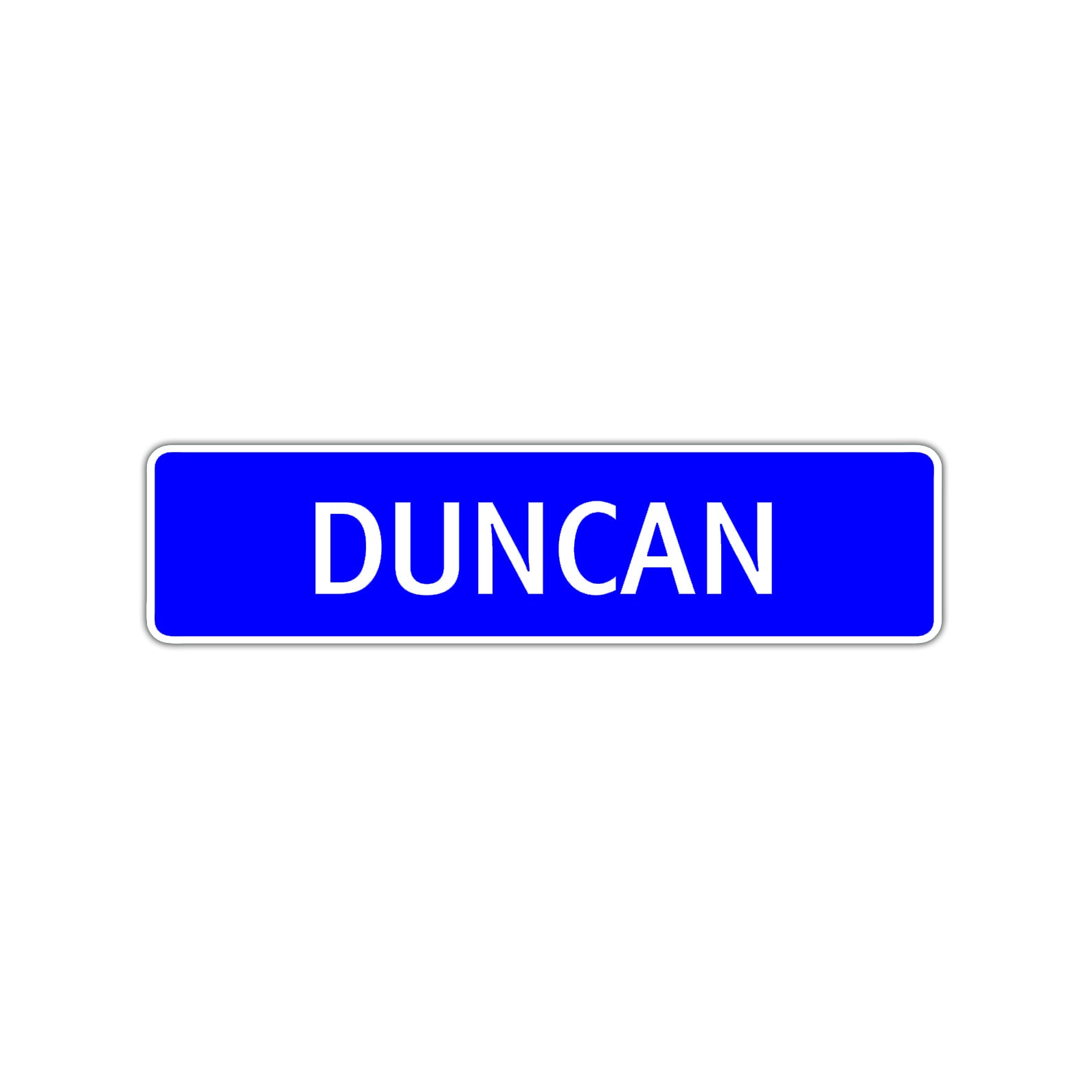Duncan Street Sign Children Name Room Plate - Sign Fever