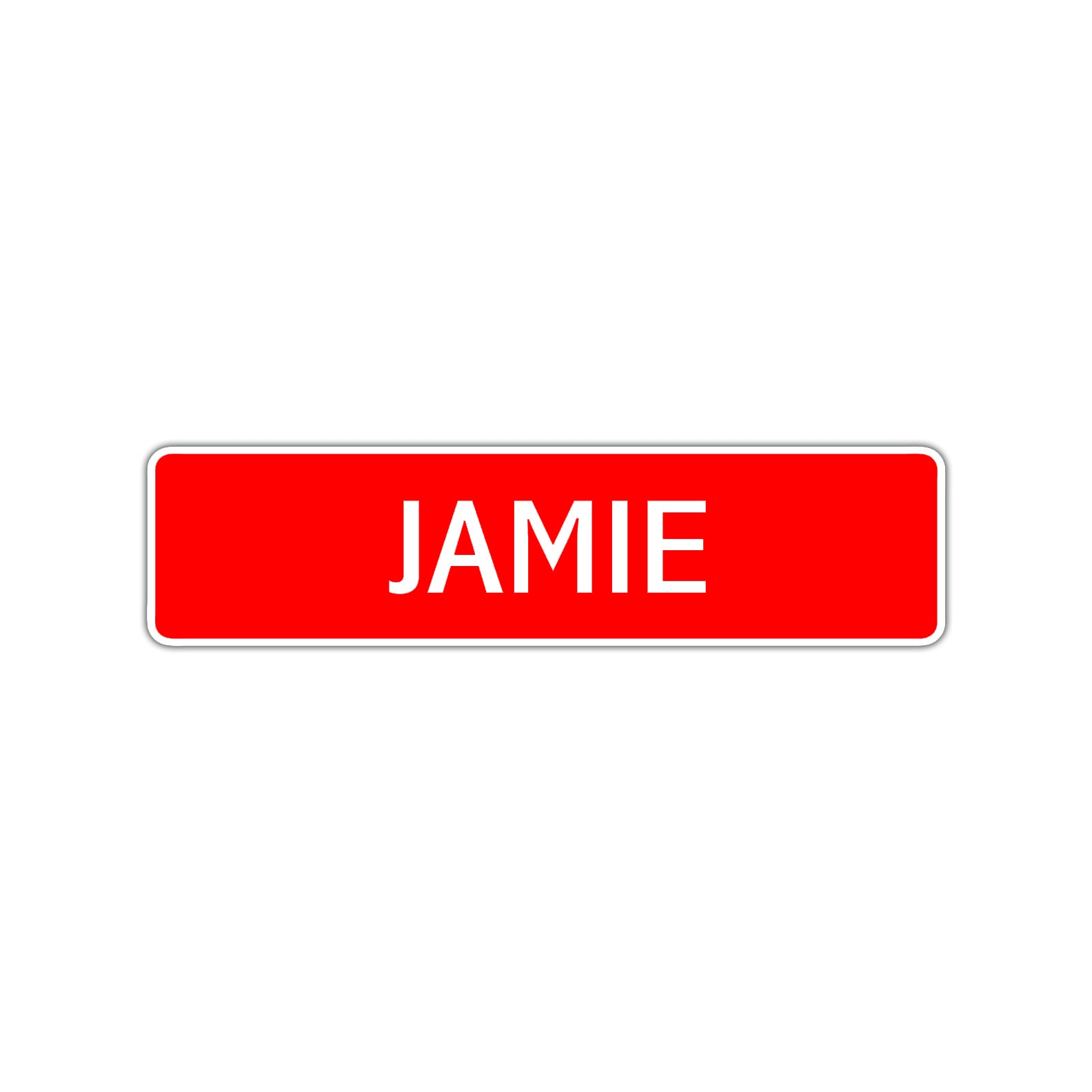 Jamie Street Sign Children Name Room Plate - Sign Fever