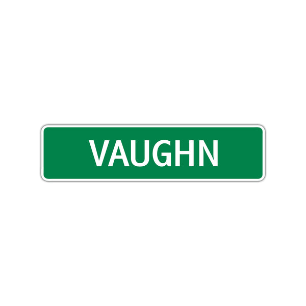 Vaughn Street Sign Children Name Room Plate - Sign Fever
