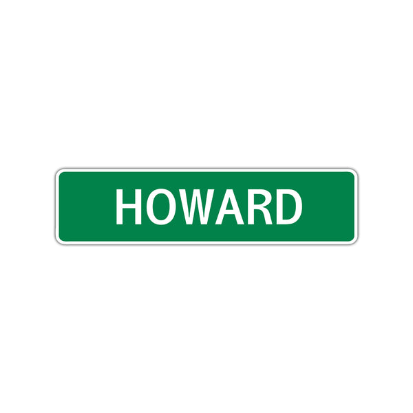 Howard Street Sign Children Name Room Plate - Sign Fever