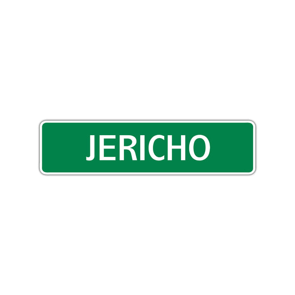 Jericho Street Sign Children Name Room Plate - Sign Fever