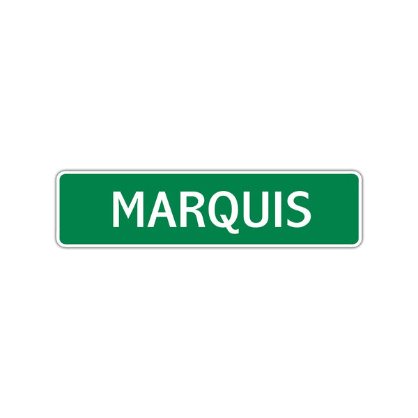 Marquis Street Sign Children Name Room Plate - Sign Fever