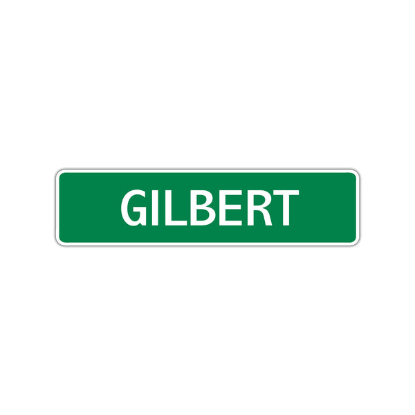 Gilbert Street Sign Children Name Room Plate - Sign Fever