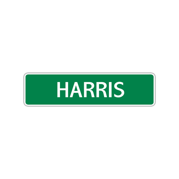 Harris Street Sign Children Name Room Plate - Sign Fever