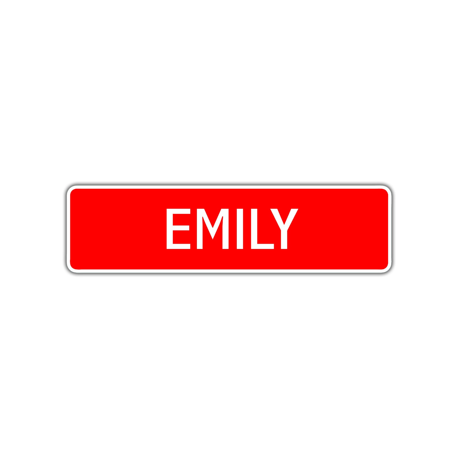 Emily Street Sign Children Name Room Plate - Sign Fever
