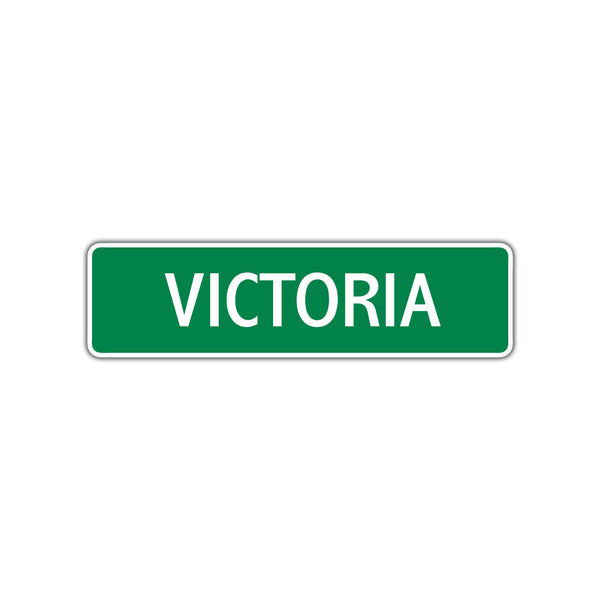 Victoria Street Sign Children Name Room Plate - Sign Fever