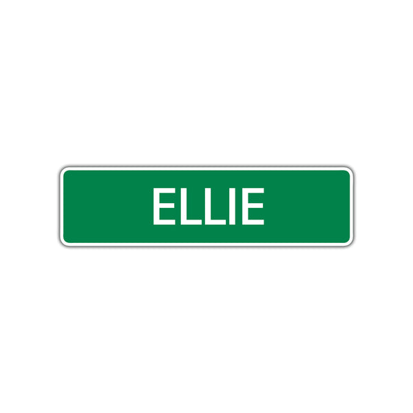 Ellie Street Sign Children Name Room Plate - Sign Fever