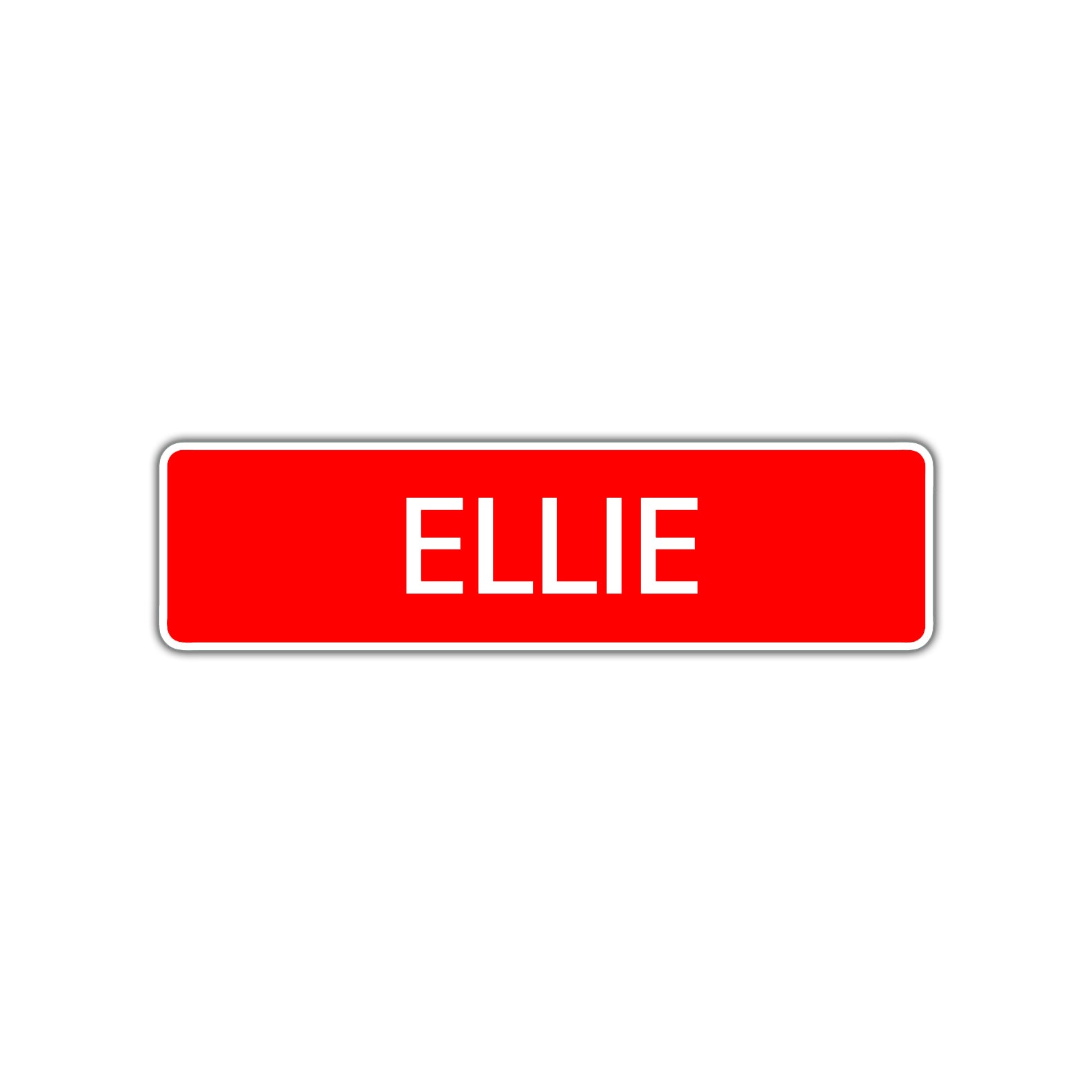 Ellie Street Sign Children Name Room Plate - Sign Fever