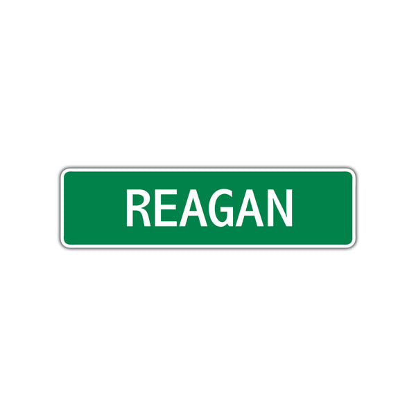 Reagan Street Sign Children Name Room Plate - Sign Fever