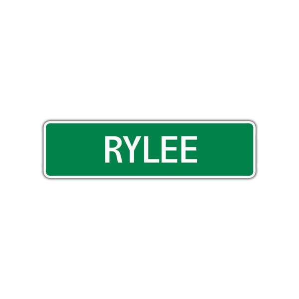Rylee Street Sign Children Name Room Plate - Sign Fever