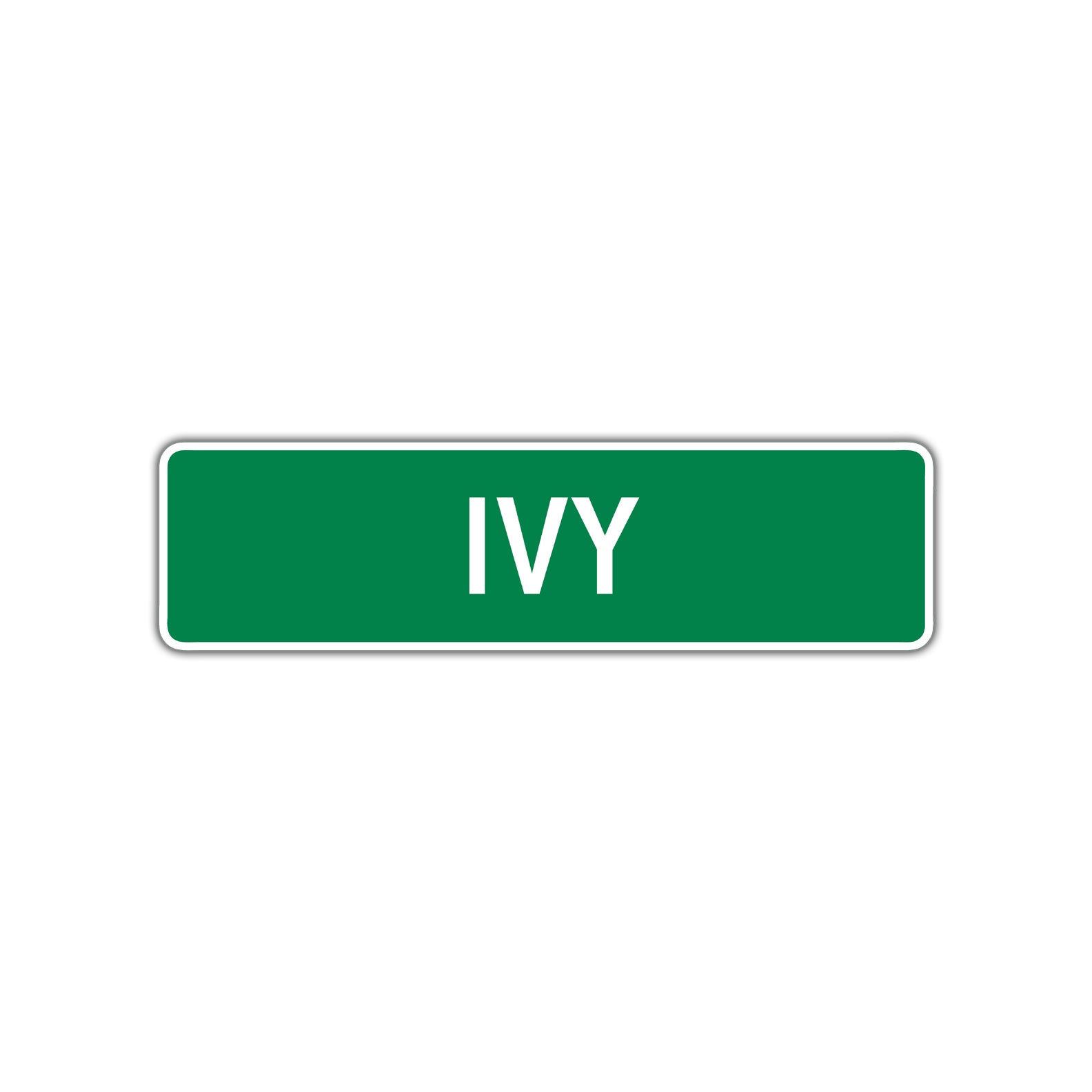 Ivy Street Sign Children Name Room Plate - Sign Fever