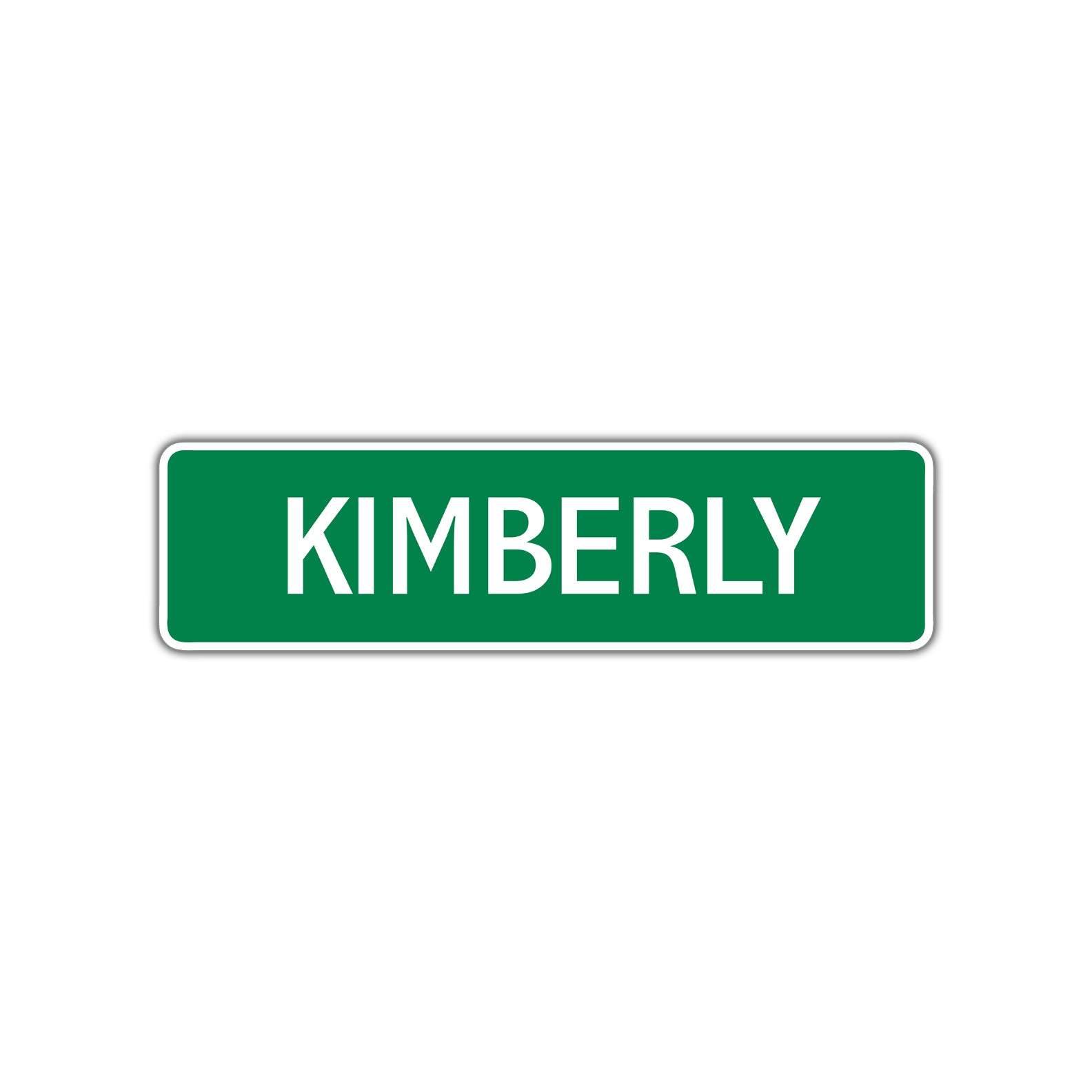 Kimberly Street Sign Children Name Room Plate - Sign Fever