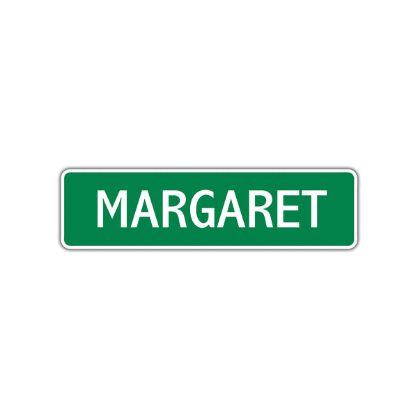 Margaret Street Sign Children Name Room Plate - Sign Fever