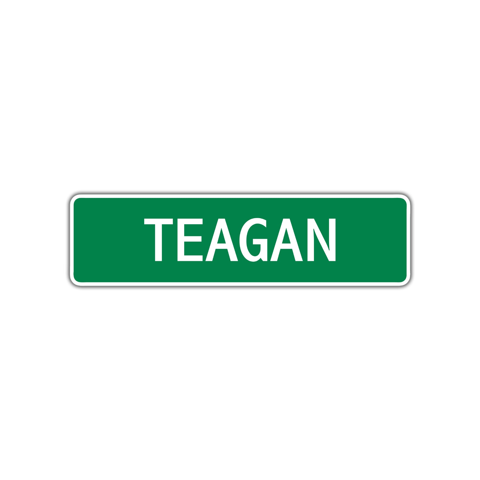 Teagan Street Sign Children Name Room Plate - Sign Fever