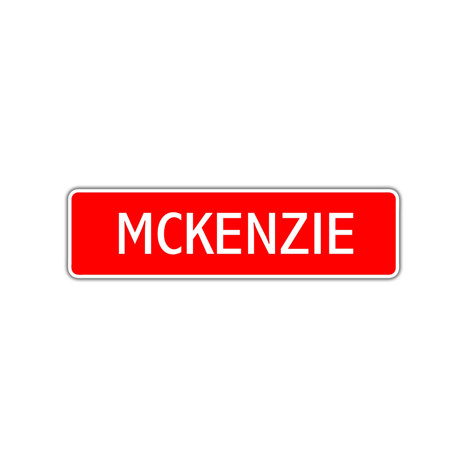 McKenzie Street Sign Children Name Room Plate - Sign Fever