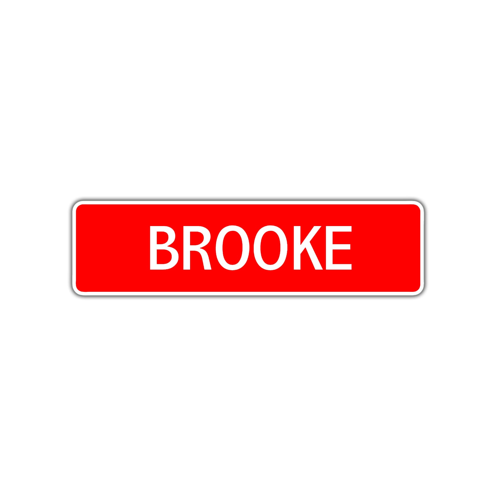 Brooke Street Sign Children Name Room Plate - Sign Fever