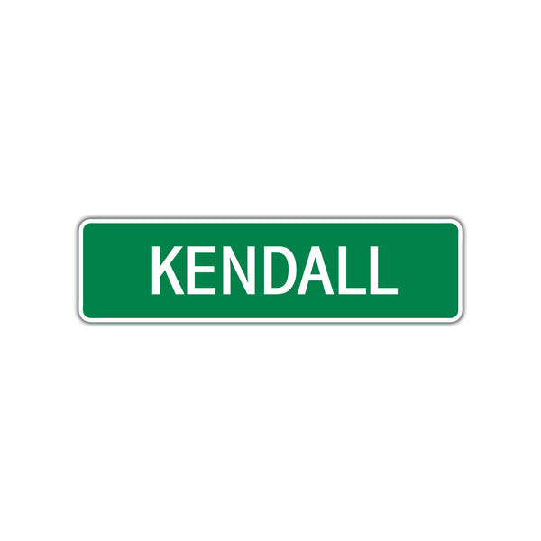Kendall Street Sign Children Name Room Plate - Sign Fever