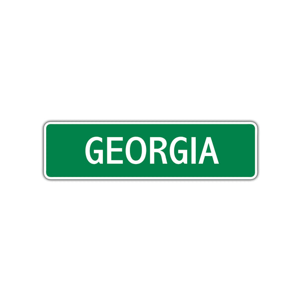 Georgia Street Sign Children Name Room Plate - Sign Fever
