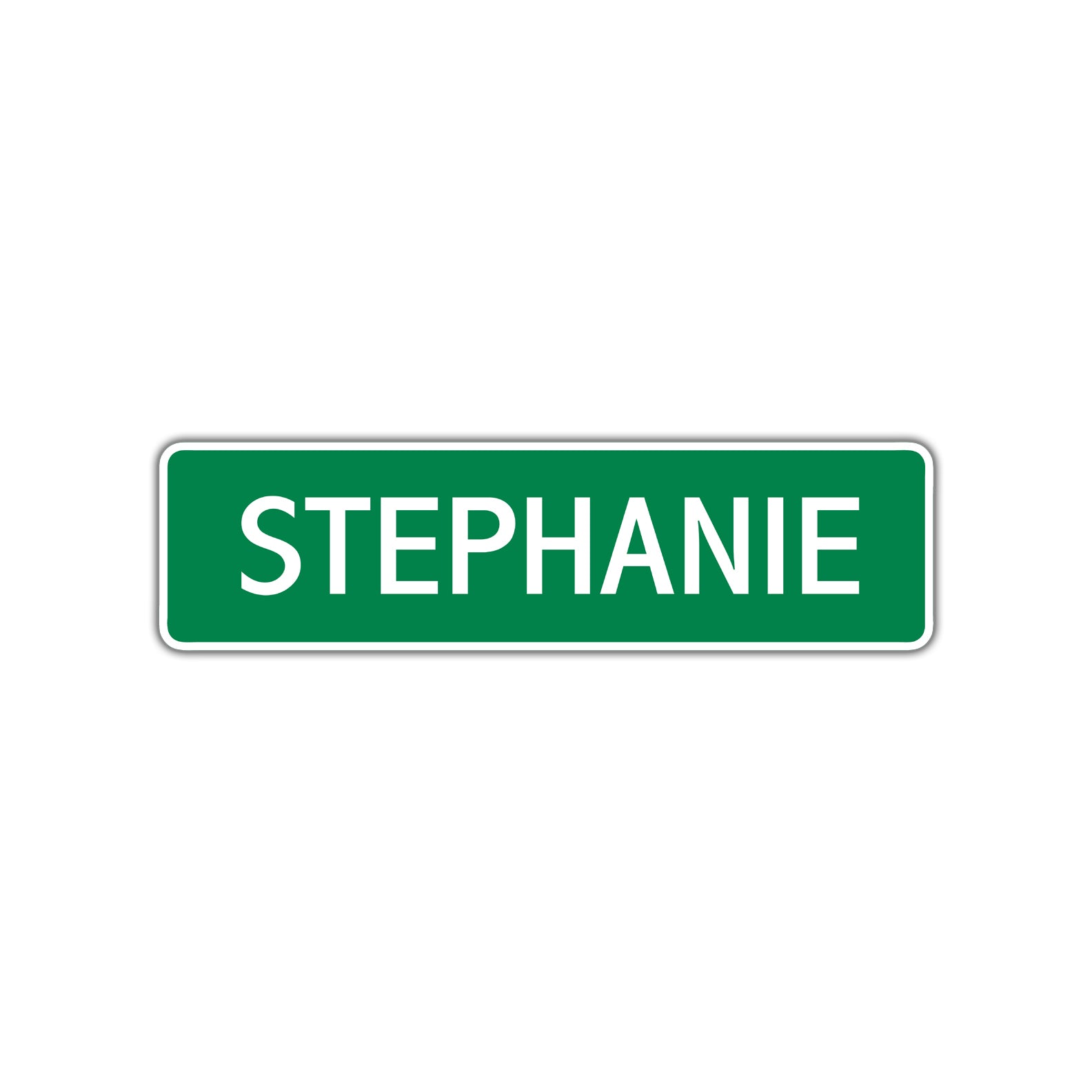 Stephanie Street Sign Children Name Room Plate - Sign Fever